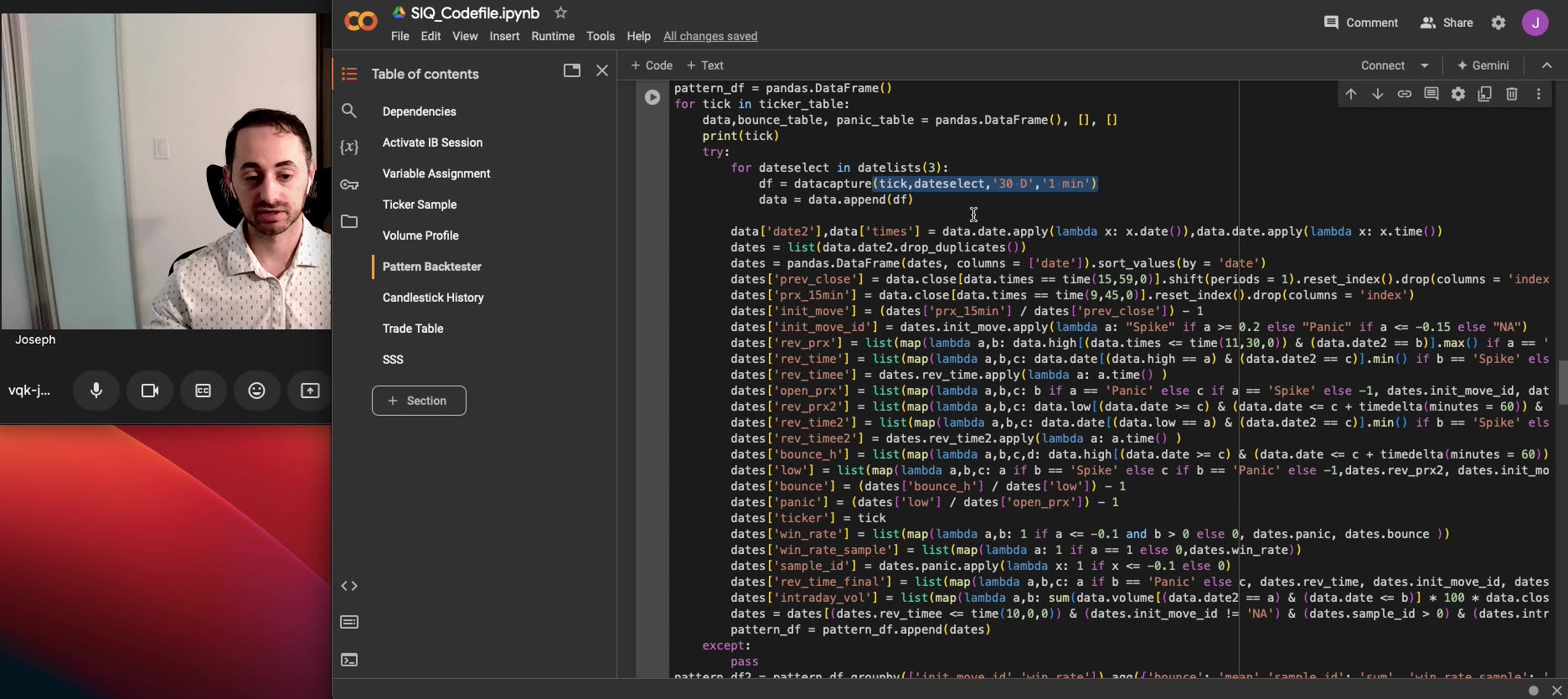 Python Trading Backtester