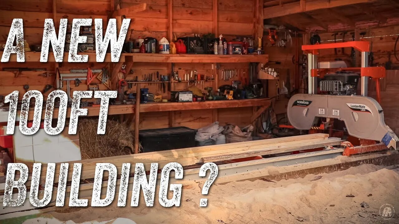 A NEW SAWMILL, KILN & WORKSHOP | TIMBER FRAME CABIN | OFF GRID HOMESTEAD