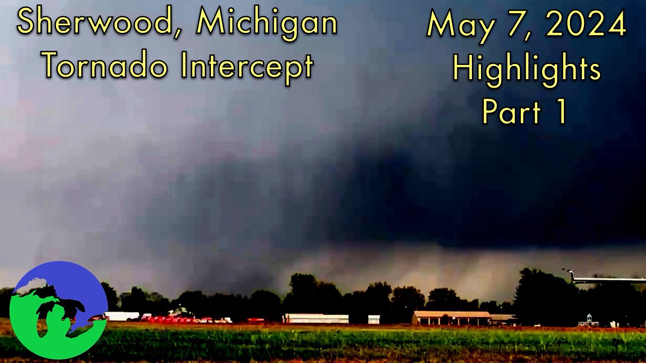 Michigan Storm Chaser intercepts LARGE TORNADO in Colon, Michigan! - 5 ...