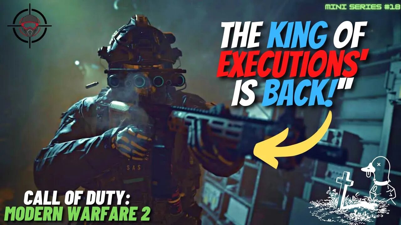 "THE BLACK EXECUTIONER RETURNS BACK!" #Headshots [Call of Duty: Modern ...