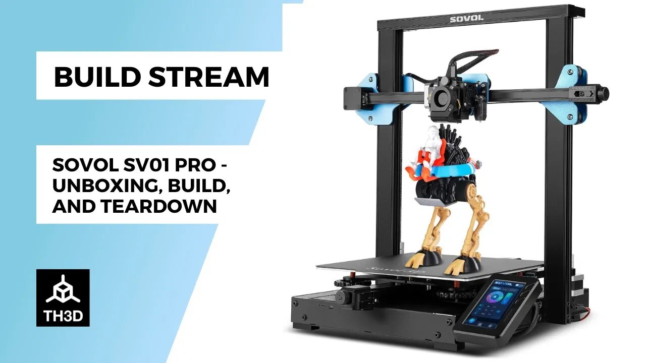 Sovol SV01 Pro - Unboxing, Build, and Teardown | Livestream | 1:30PM ...