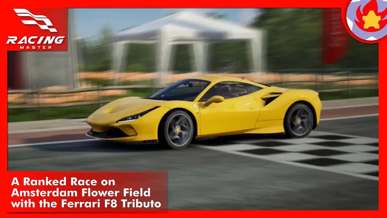 A Ranked Race on Amsterdam Flower Field with the Ferrari F8 Tributo ...