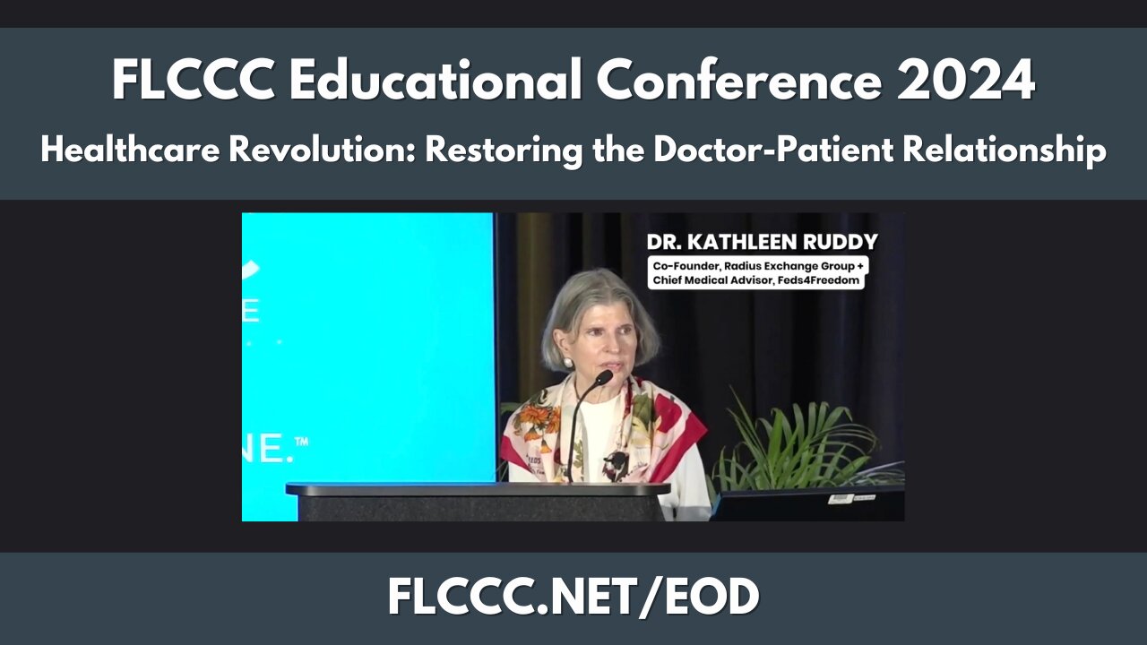 Dr. Kathleen Ruddy Speaking at the 2024 FLCCC 'Healthcare Revolution ...