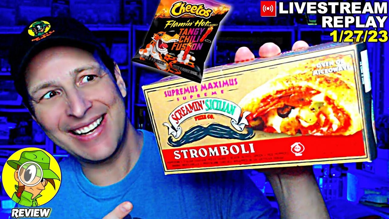 Screamin' Sicilian® SUPREME STROMBOLI Review 😱🍕 Livestream Replay 1.27. ...