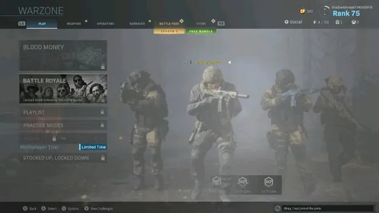 THE WHOLE SQUAD OUT HERE READY TO DOMINATE THE BATTLEFIELD. (Warzone ...