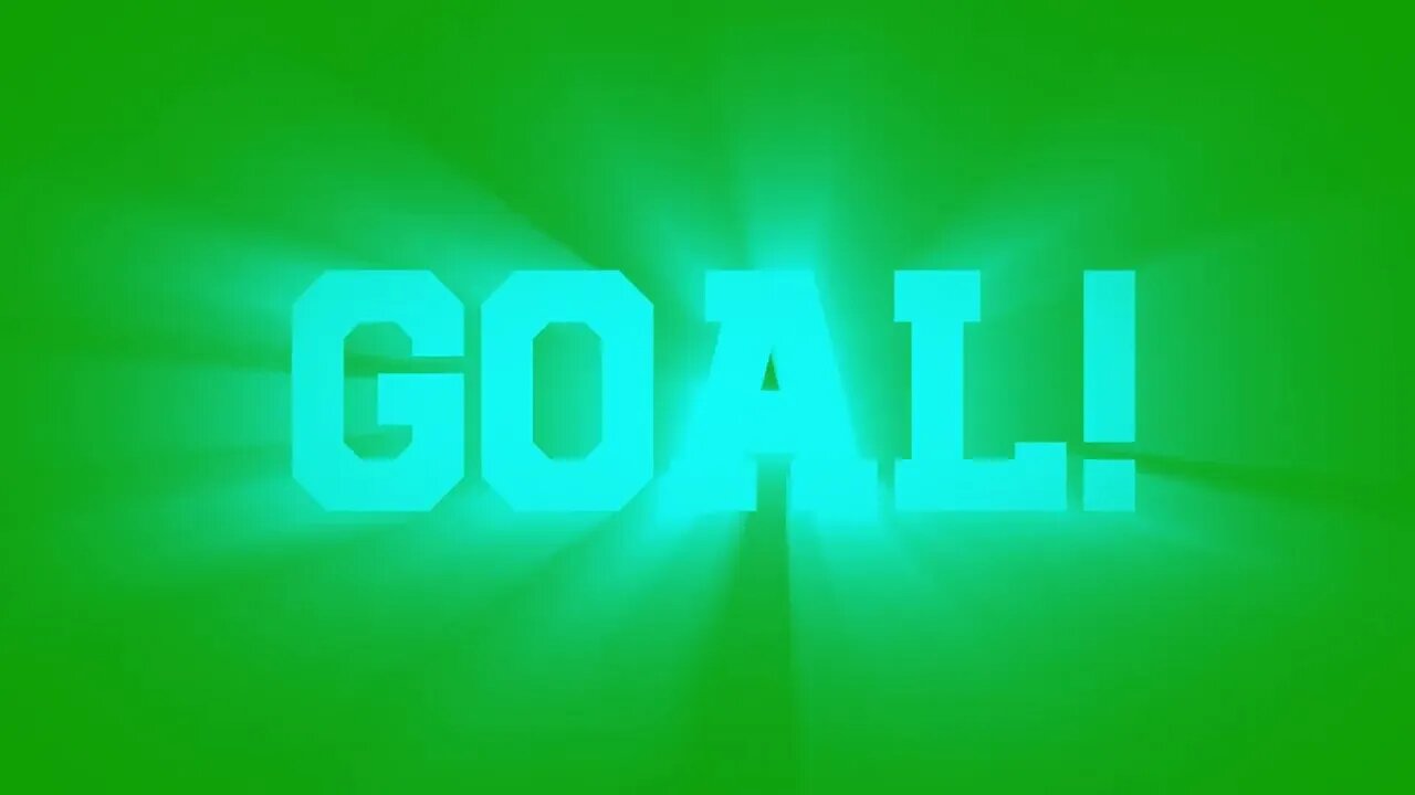 Glowing Football Text Green Screen Overlay Motion Graphics 4K Copyright ...