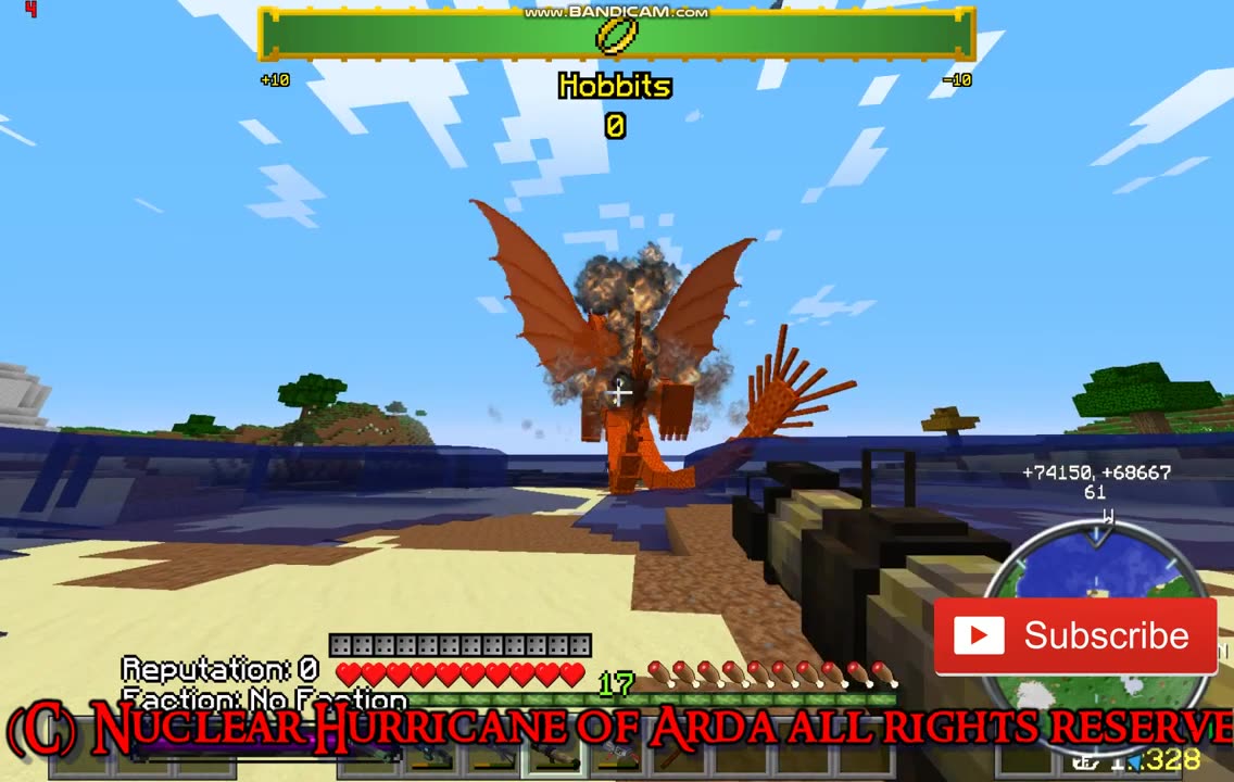 minecraft rulecraft ep 374 nuclear vs king ghidorah