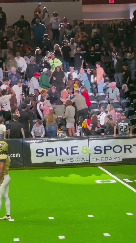 Fight Breaks Out In Stands During California Football Game