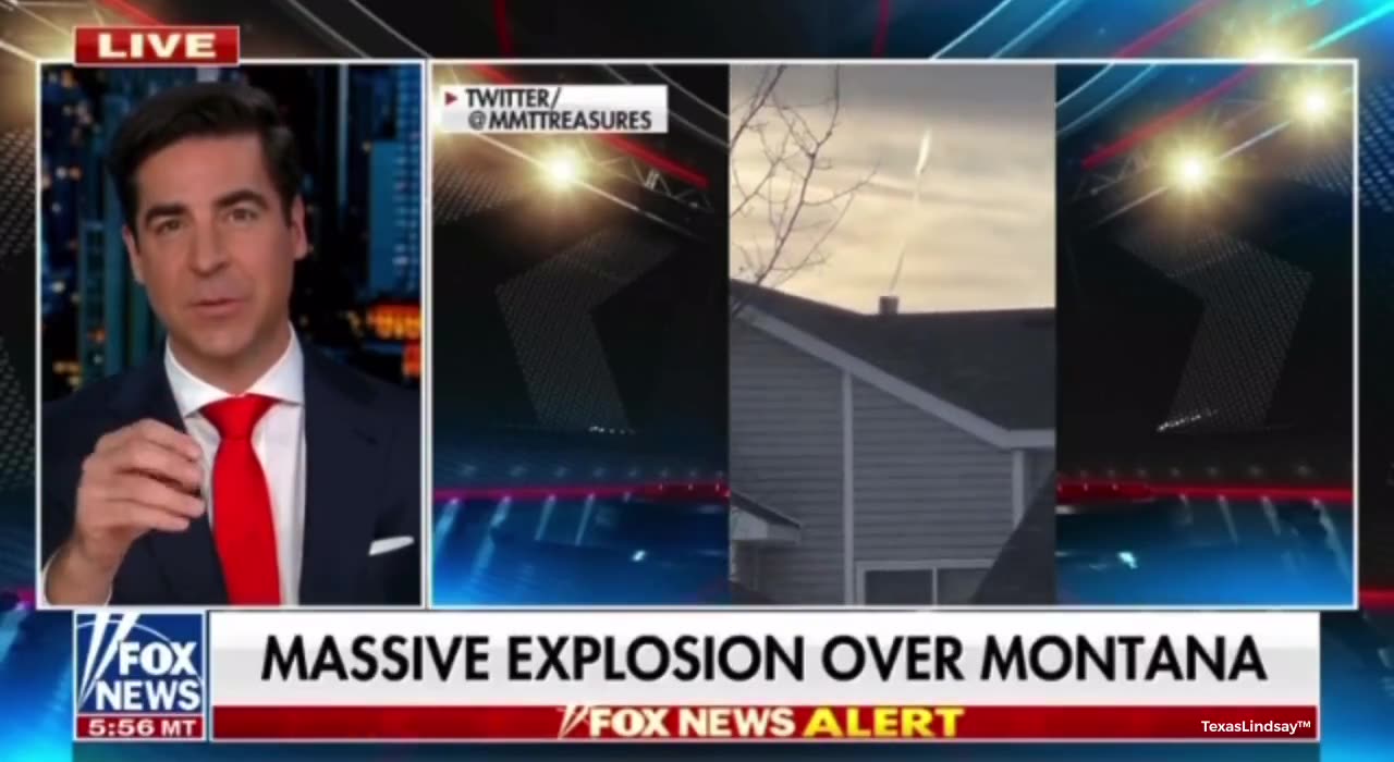 Massive Explosion over Billings Montana