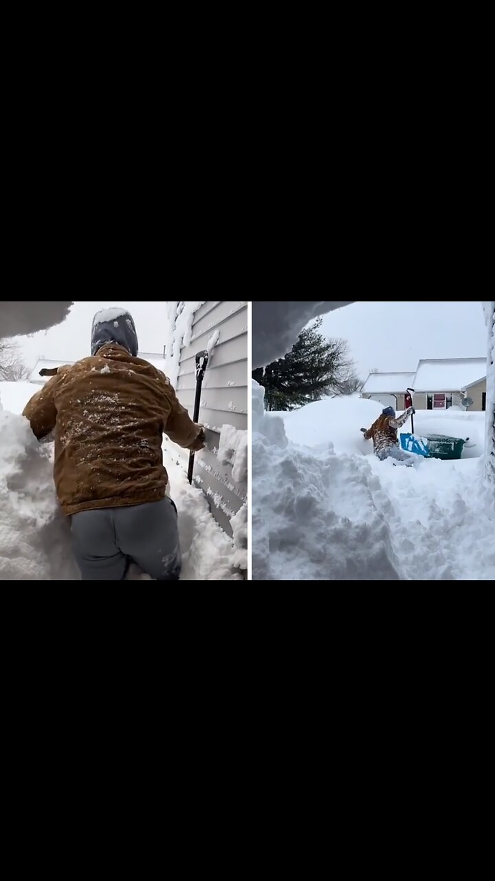 Insane Blizzard Makes It Near Impossible To Exit Home