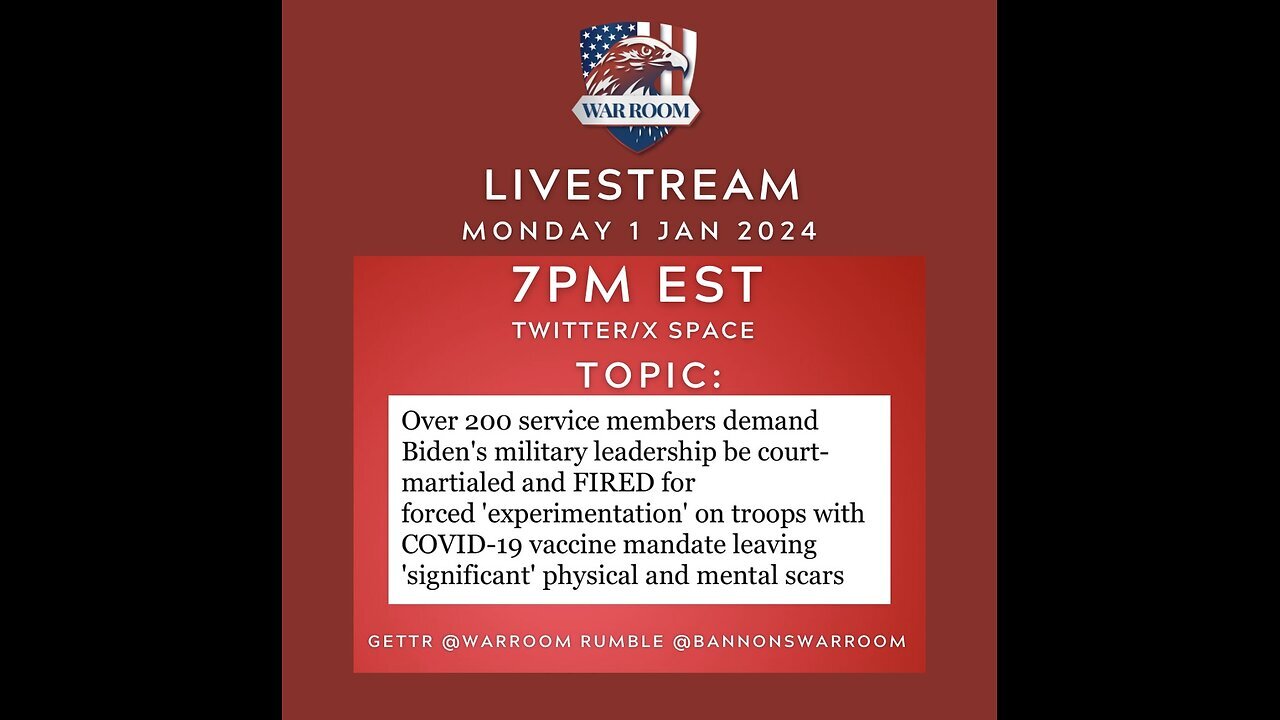 Twitter/X Space | Declaration of Military Accountability - AWESOME ...