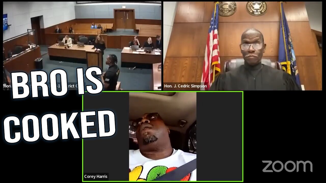 Michigan man with SUSPENDED LICENSE joins court Zoom call WHILE DRIVING ...