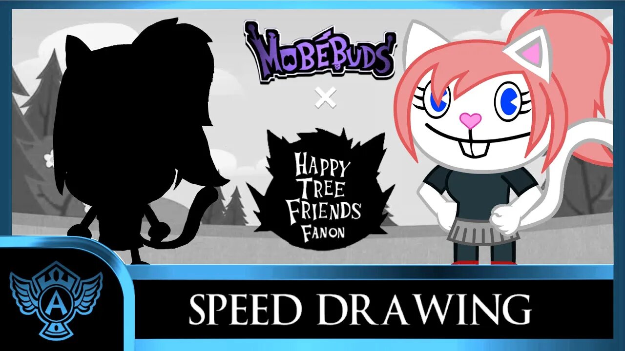 Speed Drawing: Happy Tree Friends Fanon - Kiki (Kikiewid) | Mobebuds Style