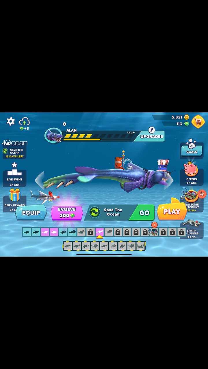 Hungry Shark - Save the ocean event