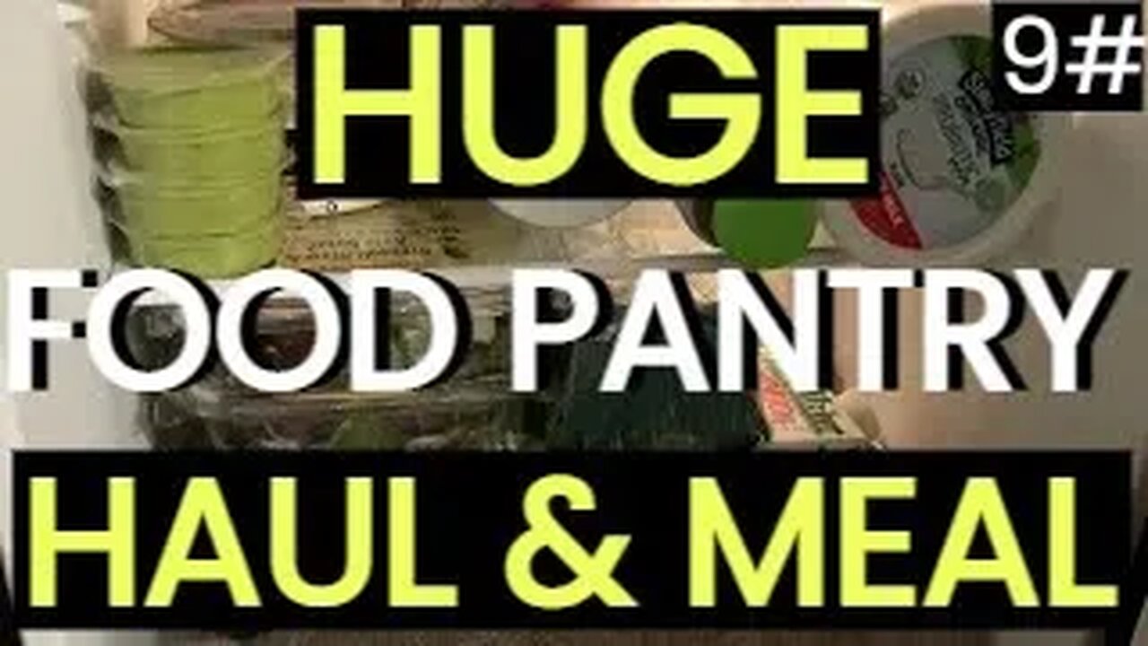 Food Pantry Haul & Food Bank Haul BLESSINGS! Frugal Living Vlog With ...