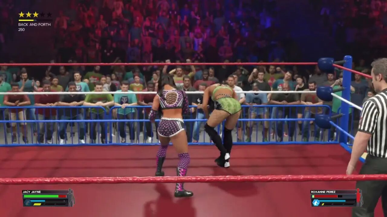WWE 2K23: Jacy Jayne Vs. Roxanne Perez (Legend Difficulty) WWE 2K23: Jacy Jayne Vs. Roxanne Perez (Legend Difficulty)