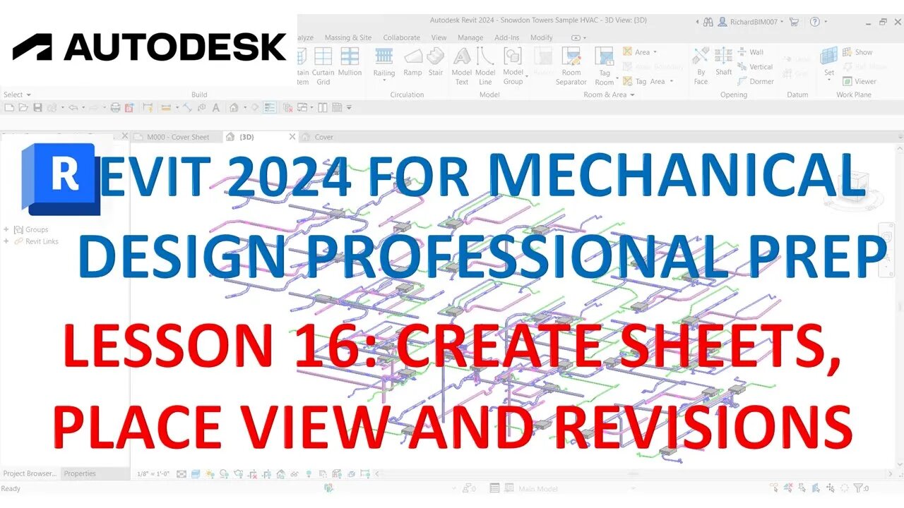 REVIT MECHANICAL DESIGN PROFESSIONAL CERTIFICATION PREP: CREATING SHEET ...