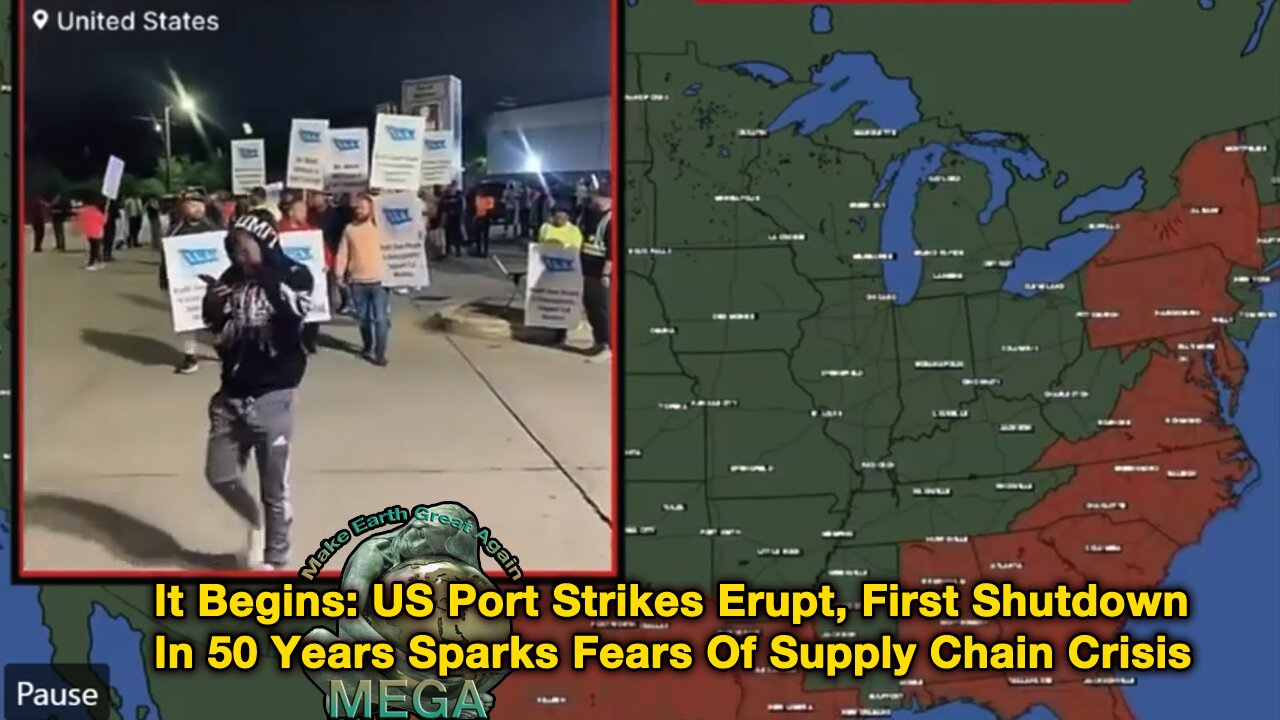 It Begins: US Port Strikes Erupt, First Shutdown In 50 Years Sparks ...