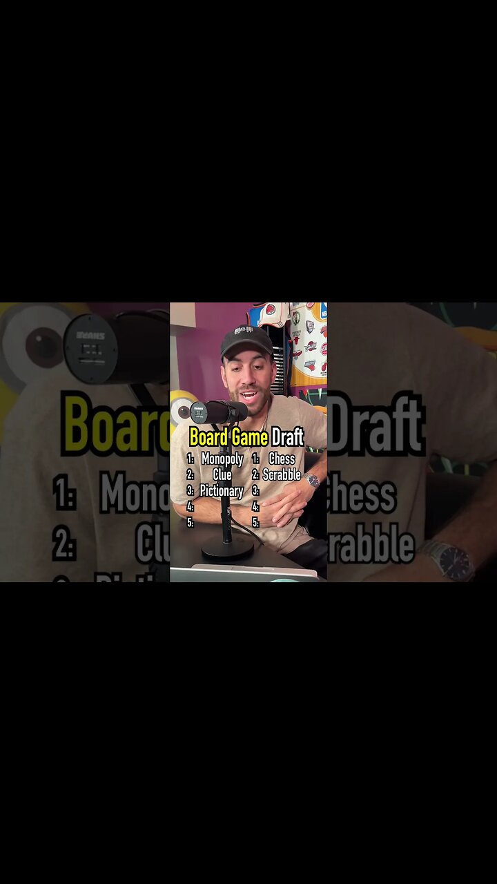 The BOARD GAME Draft!! Which Games Did We Miss?? #shorts #drafts