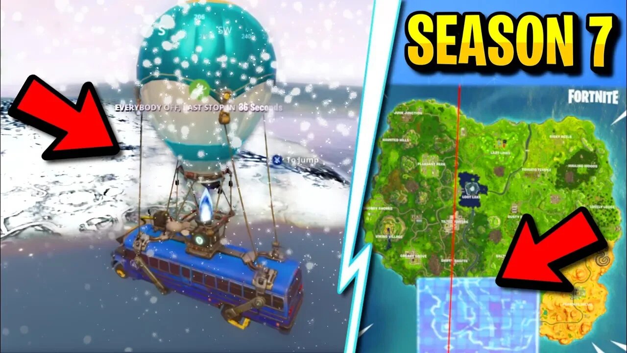 NEW "SEASON 7 MAP" LEAKED! FORTNITE SEASON 7 MAP CHANGES REVEALED ...