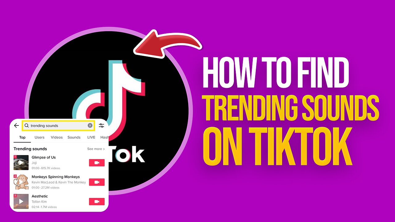 How to find trending Sounds on TikTok (2024) Easy Tutorial