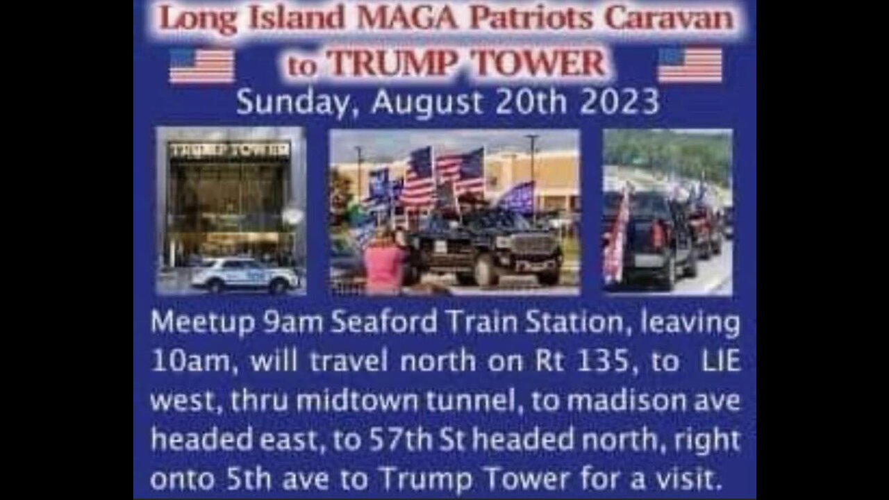 MAGA Caravan to Trump Tower🇺🇸