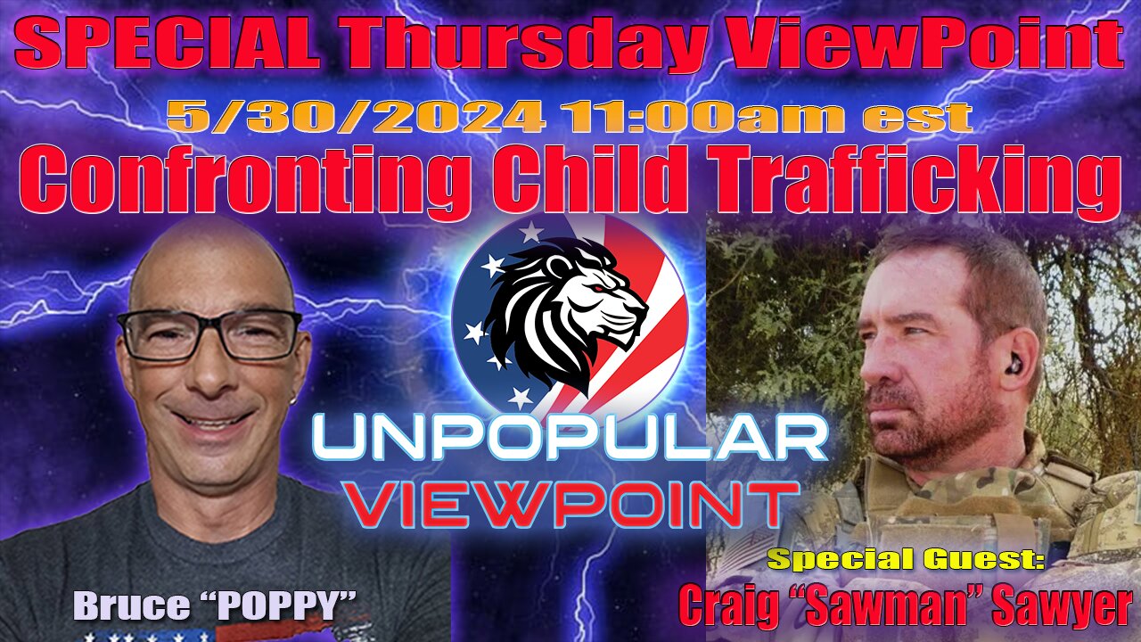 SPECIAL Thursday ViewPoint: Confronting Child Trafficking with Craig ...