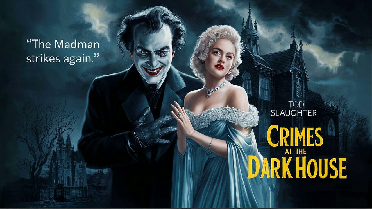 CRIMES AT THE DARK HOUSE (1940) Tod Slaughter, Sylvia Marriott & Hilary ...