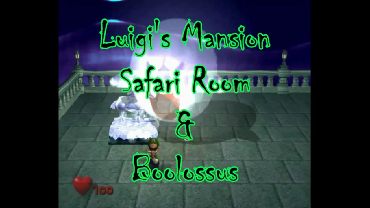 Luigi's Mansion: Safari Room and Boolossus