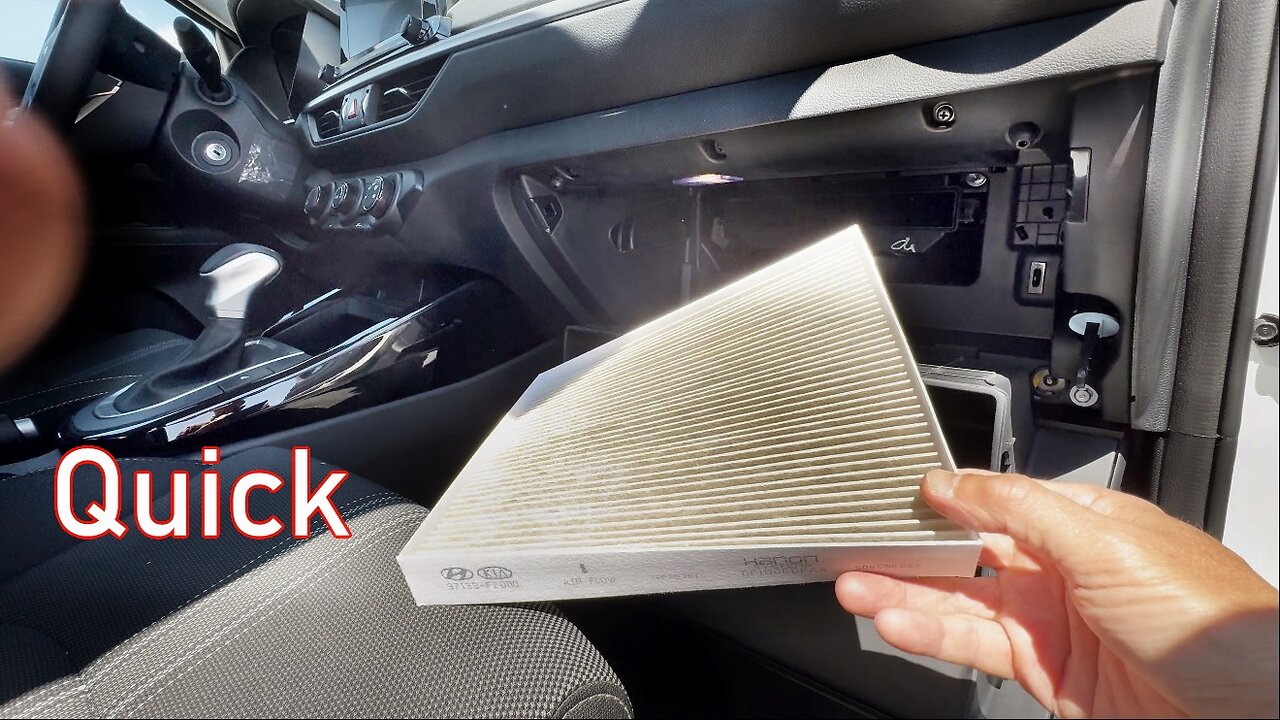 How to Change a Cabin Air Filter in KIA Forte 2018, 2019, 2020, 2021 ...