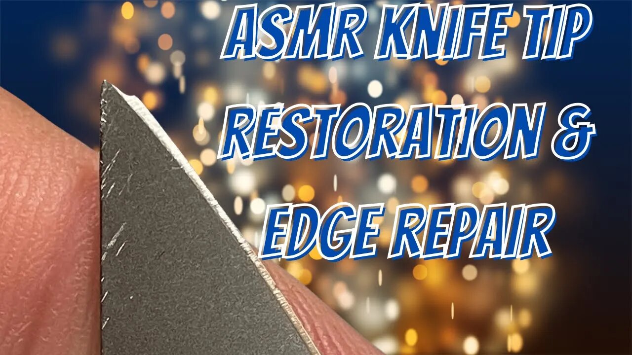 ASMR REAL TIME KNIFE EDGE RESTORATION