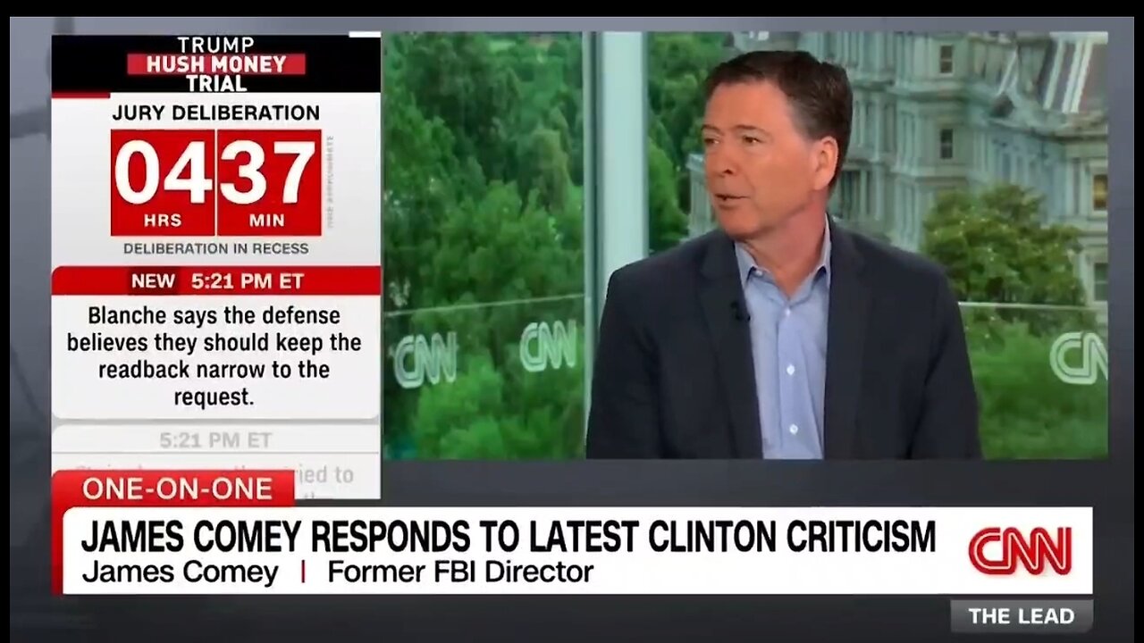 Fmr FBI Director James Comey Responds To Hillary's Criticism