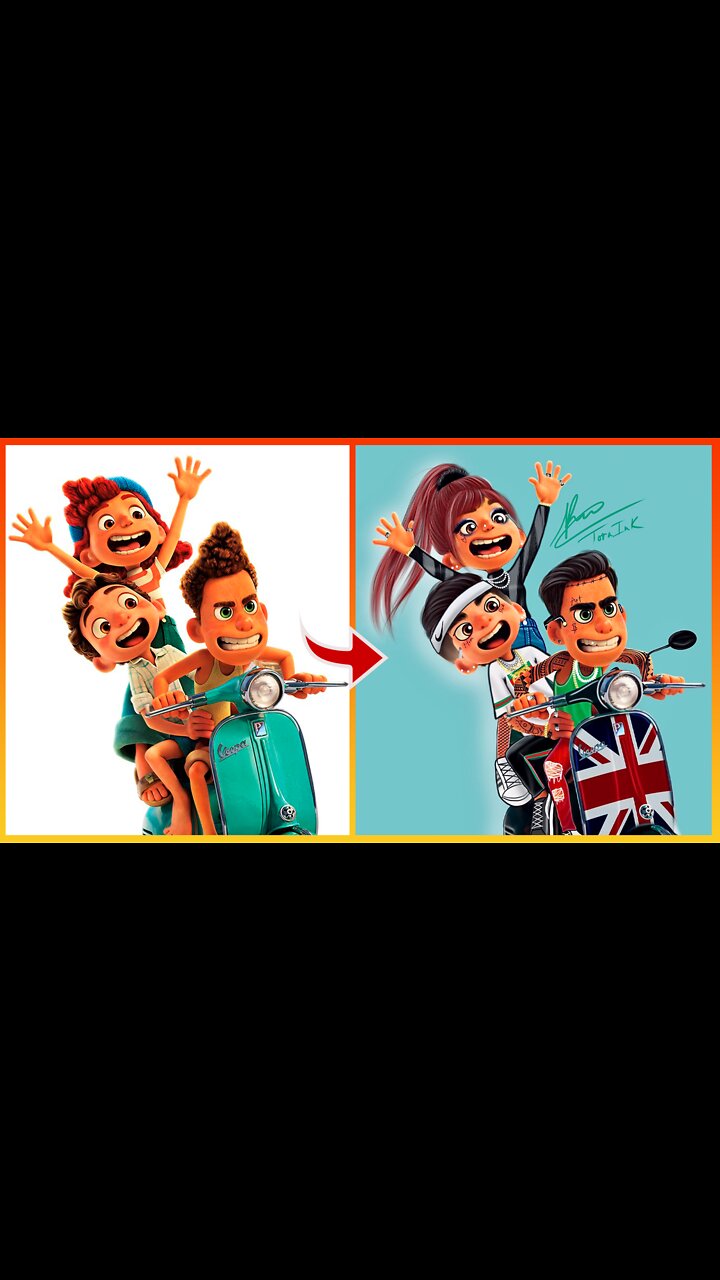 Luca Pixar - Luca Art | Luca Glow up