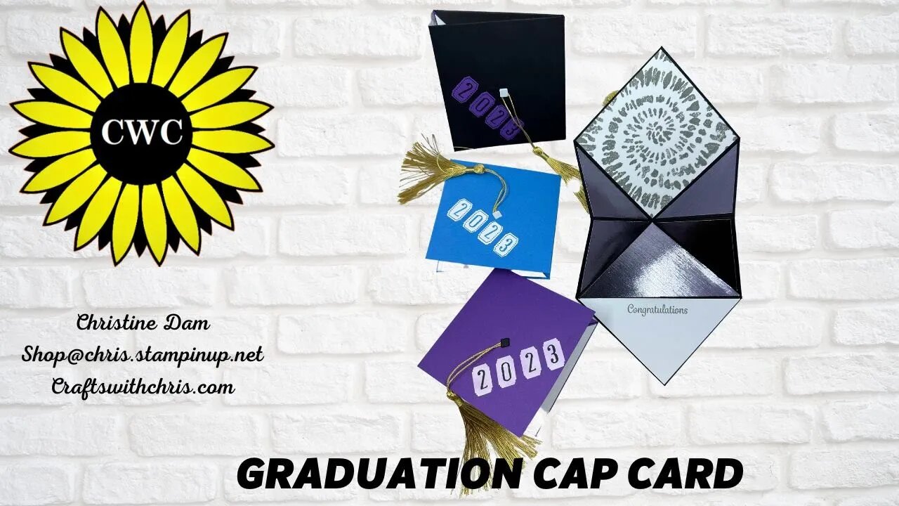 "DIY Graduation Cap Card | Stampin' Up! | Create an Awesome Graduation ...