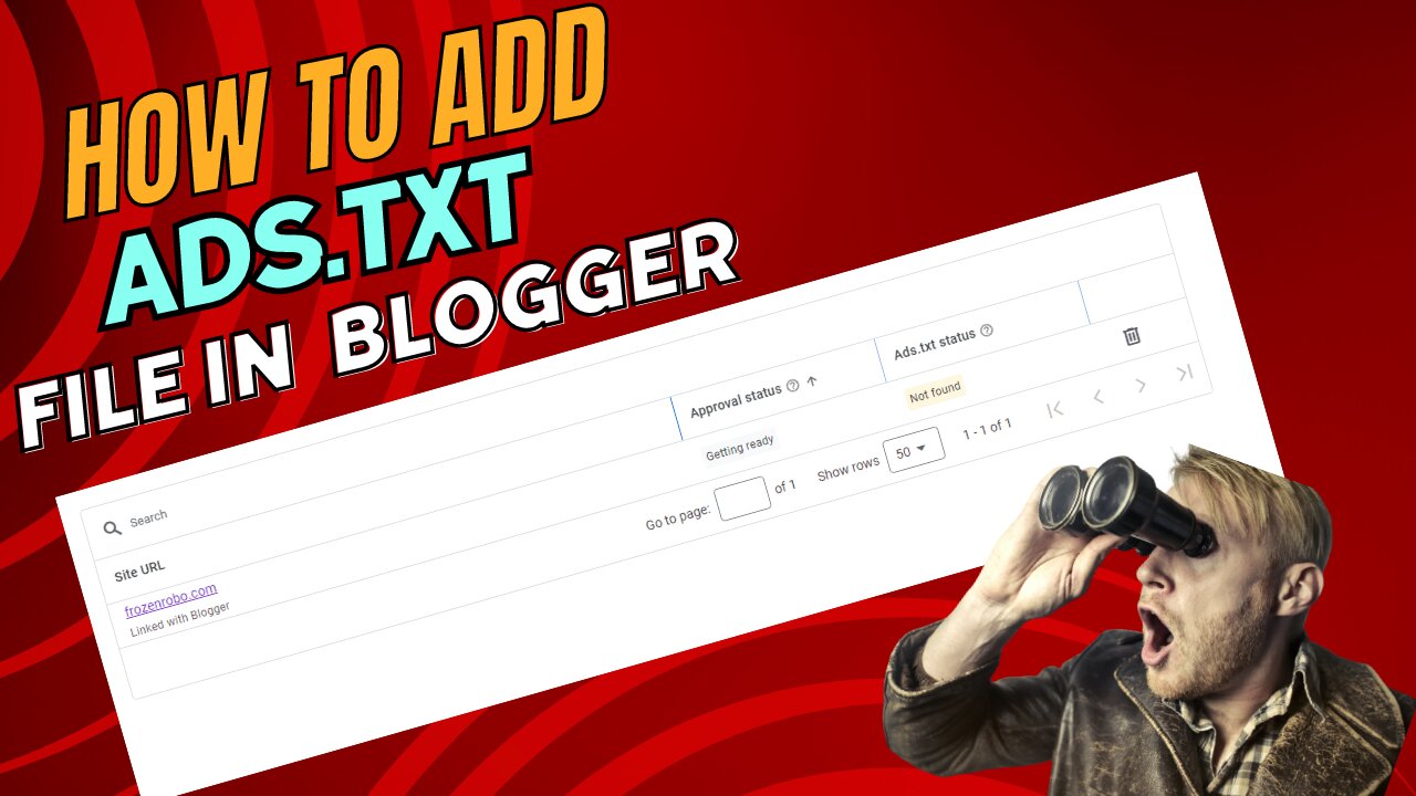 How To Add Ads TXT File in Blogger || Blogger में Ads TXT फाइल कैसे Add ...