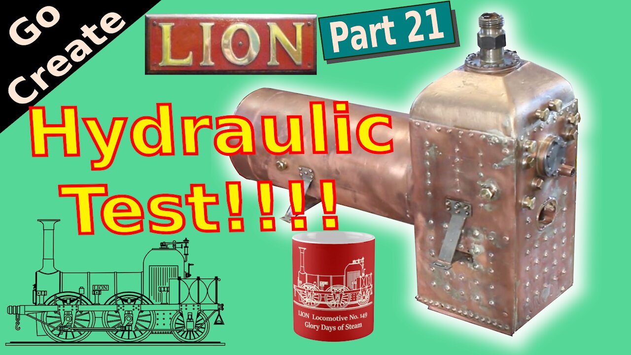 LION - Miniature Locomotive Build Pt. 21 - Hydraulic Test + Locomotion ...