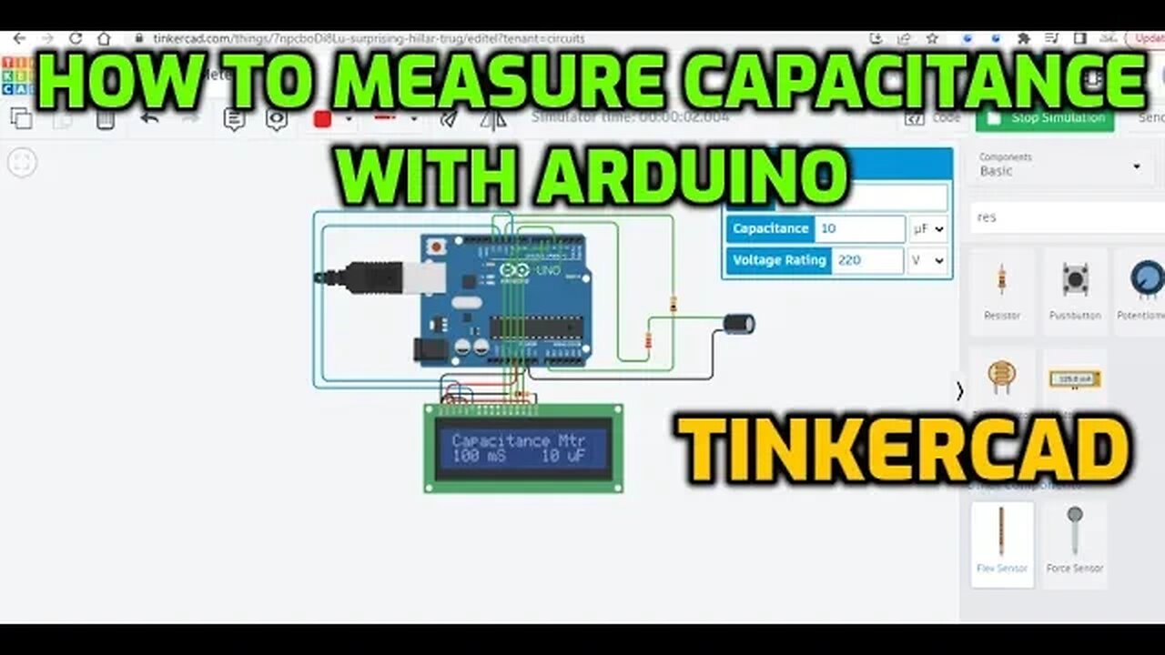 How To Measure Capacitance On Arduino Uno And Tinkercad Aeroarduino 1607