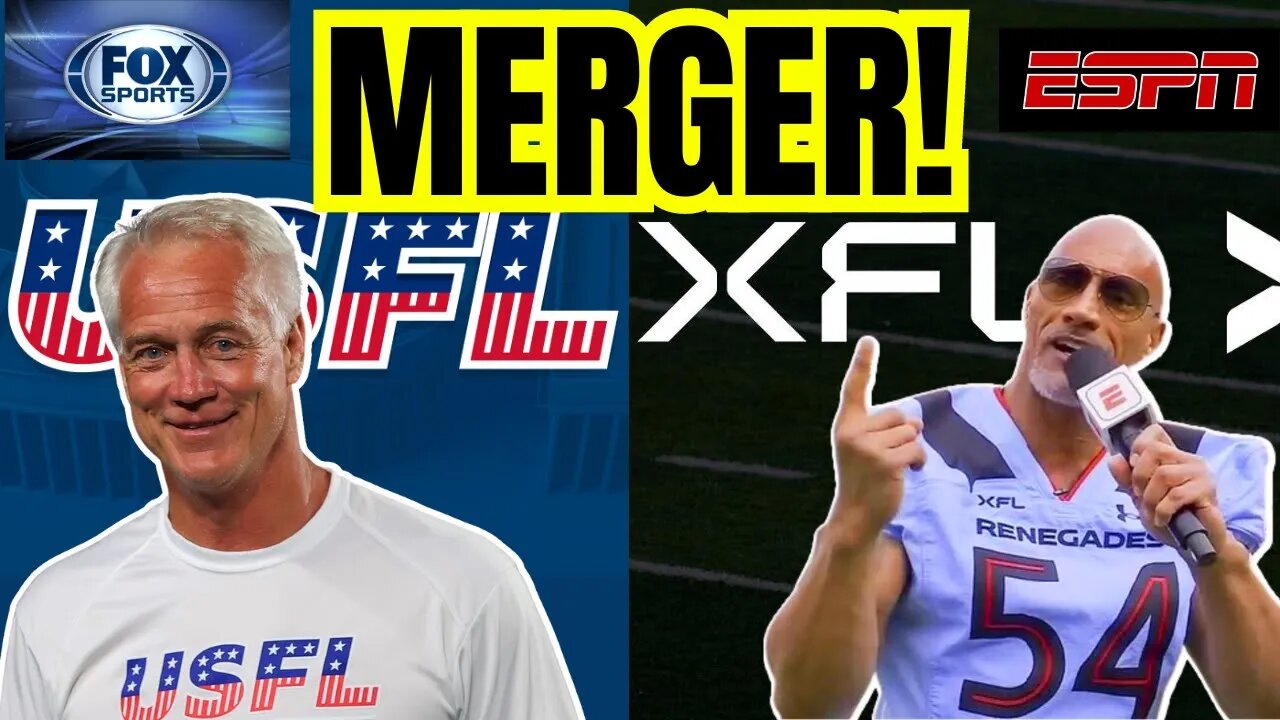 XFL & USFL Are In ADVANCED TALKS FOR MERGER for 2024 Season! ESPN & Fox ...