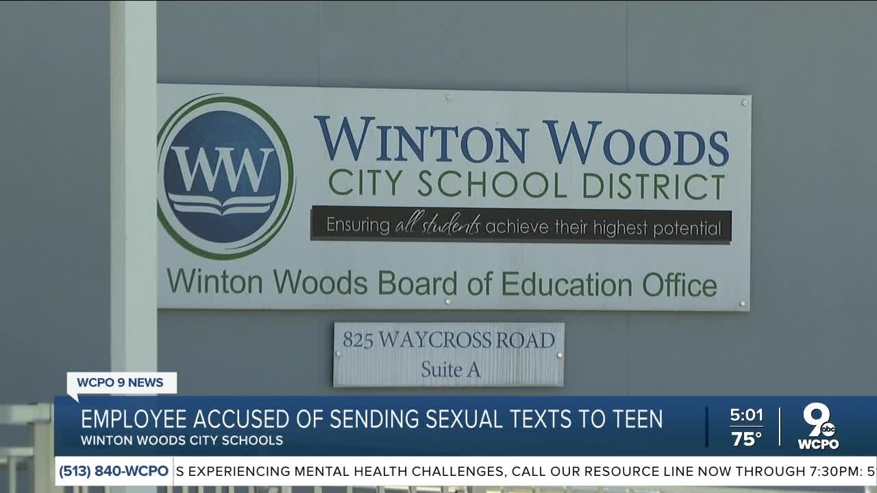 Winton Woods School employee allegedly sent sexual texts to a student