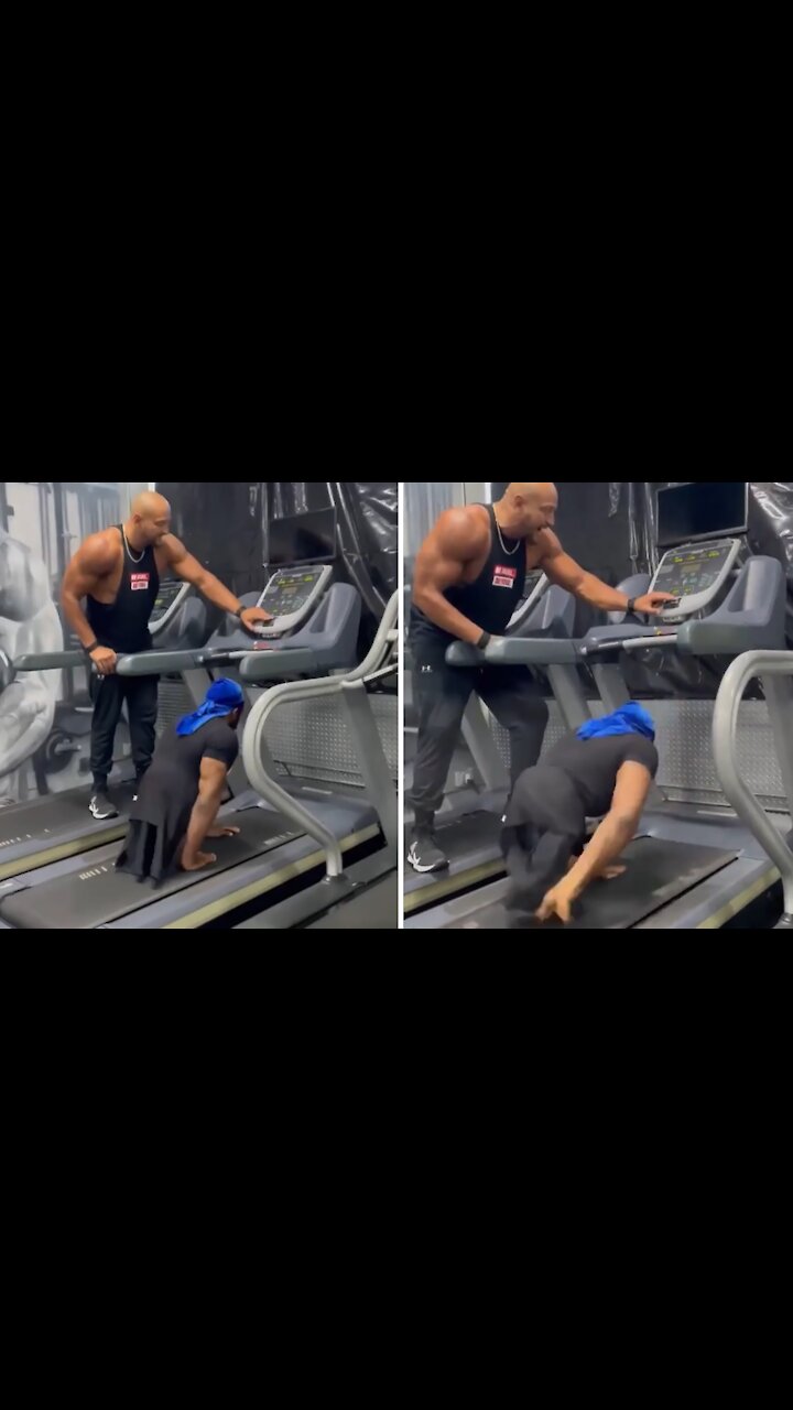 Athlete without legs runs incredibly fast on treadmill