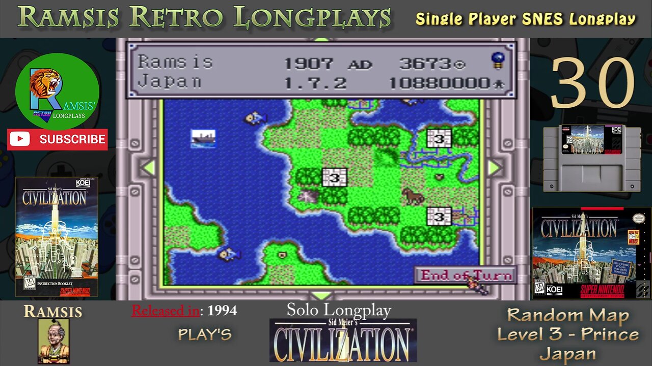 Sid Meier's Civilization | 1994 | SNES | Prince | Random | Japan ...