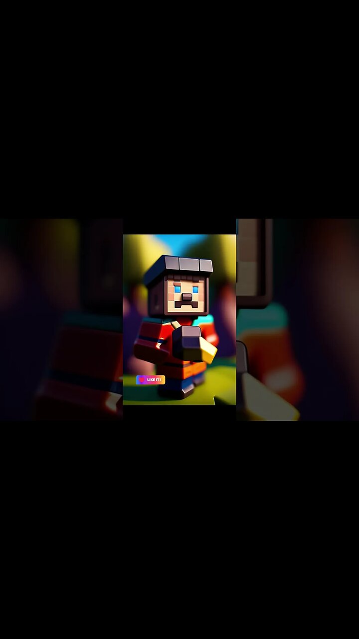 Minecraft Steve AI Portraits #shorts