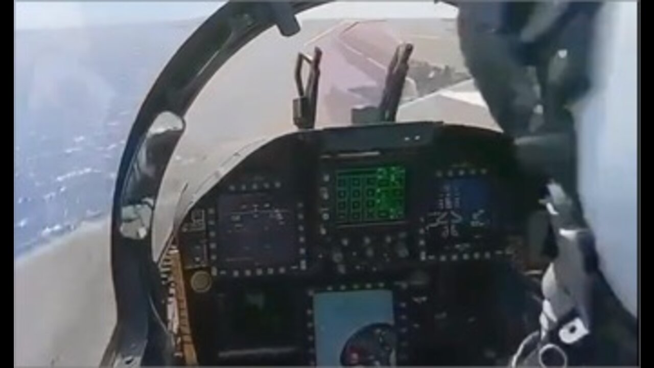 Incredible first-person footage of an F/A-18 taking off and landing ...