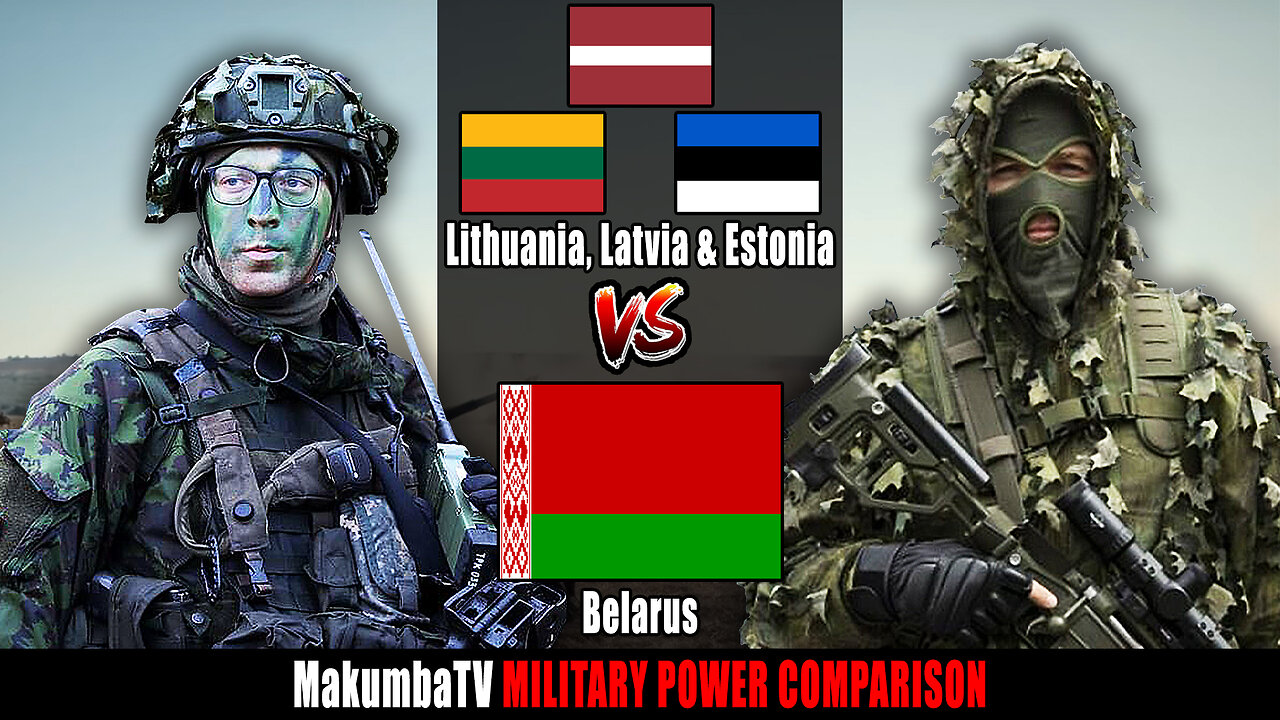 The Baltic states vs Belarus 2024 | Military Power Comparison