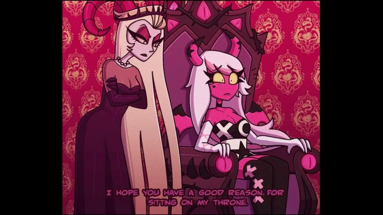 Verosika Takes Lilith's Throne By @BlueStripedRenulian (Hazbin Hotel X Helluva Boss Comic Dub)