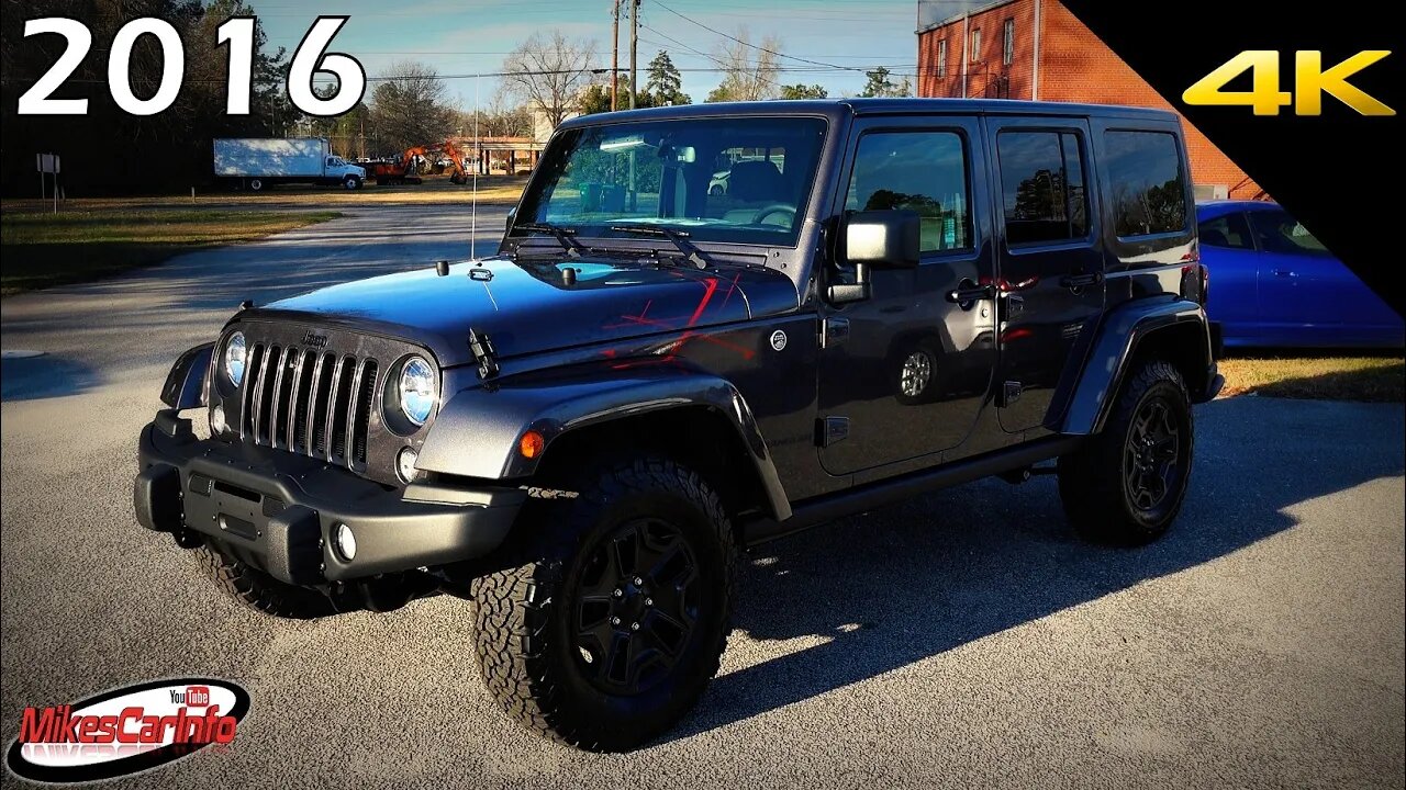 2016 Jeep Wrangler Unlimited BACKCOUNTRY - Ultimate In-Depth Look in 4K