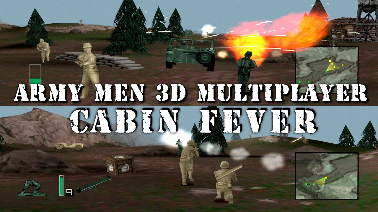 Army Men 3D - Multiplayer Capture the Flag PVP - Map: Cabin Fever