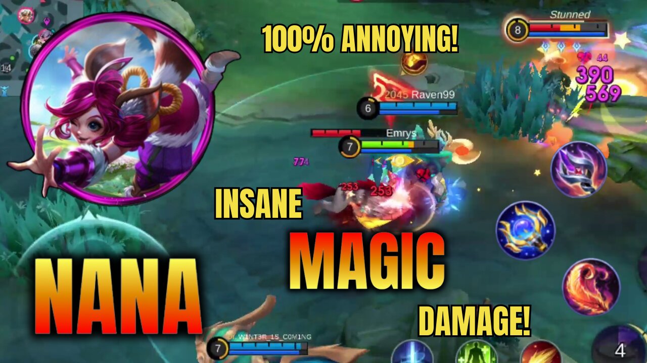 100% ANNOYING! INSANE MAGIC DAMAGE!! Epic Ranked Nana