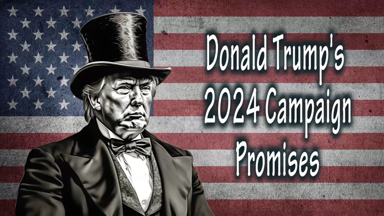 Top Shocking Trump 2024 Campaign Promises + Song 🇺🇸🔥 | future FREEDOM ...
