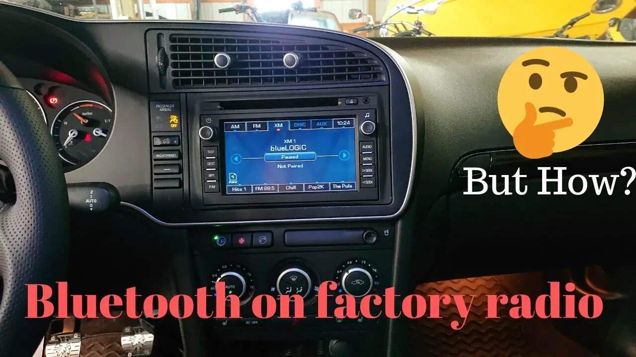 Adding bluetooth to Saab 9-3 Easiest way